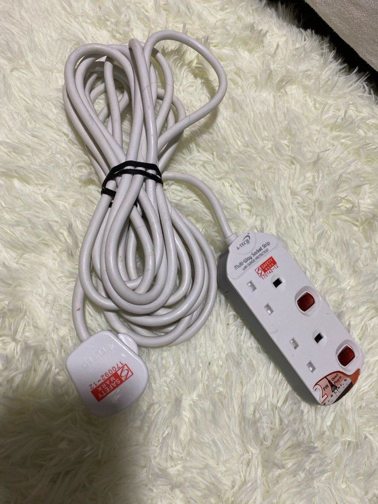 5 ans 2 meters Extension Cord, TV & Home Appliances, Electrical ...