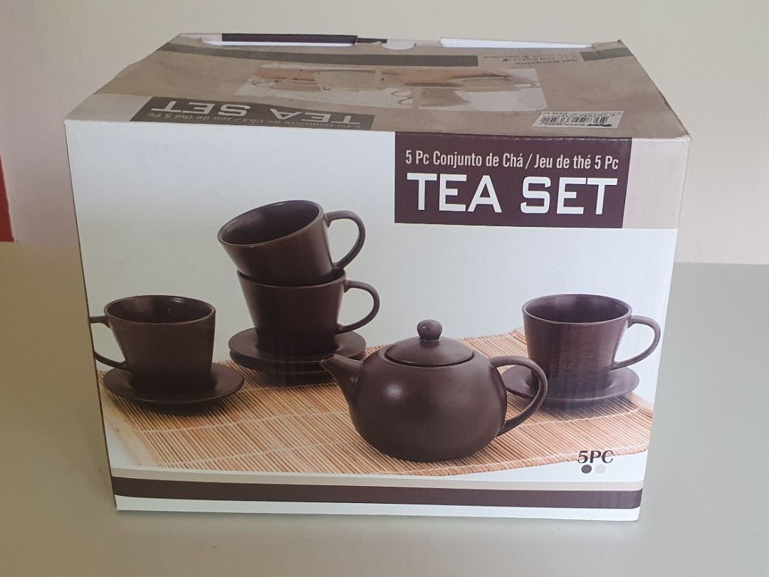 5 pc Tea Set, Furniture & Home Living, Kitchenware & Tableware, Coffee ...