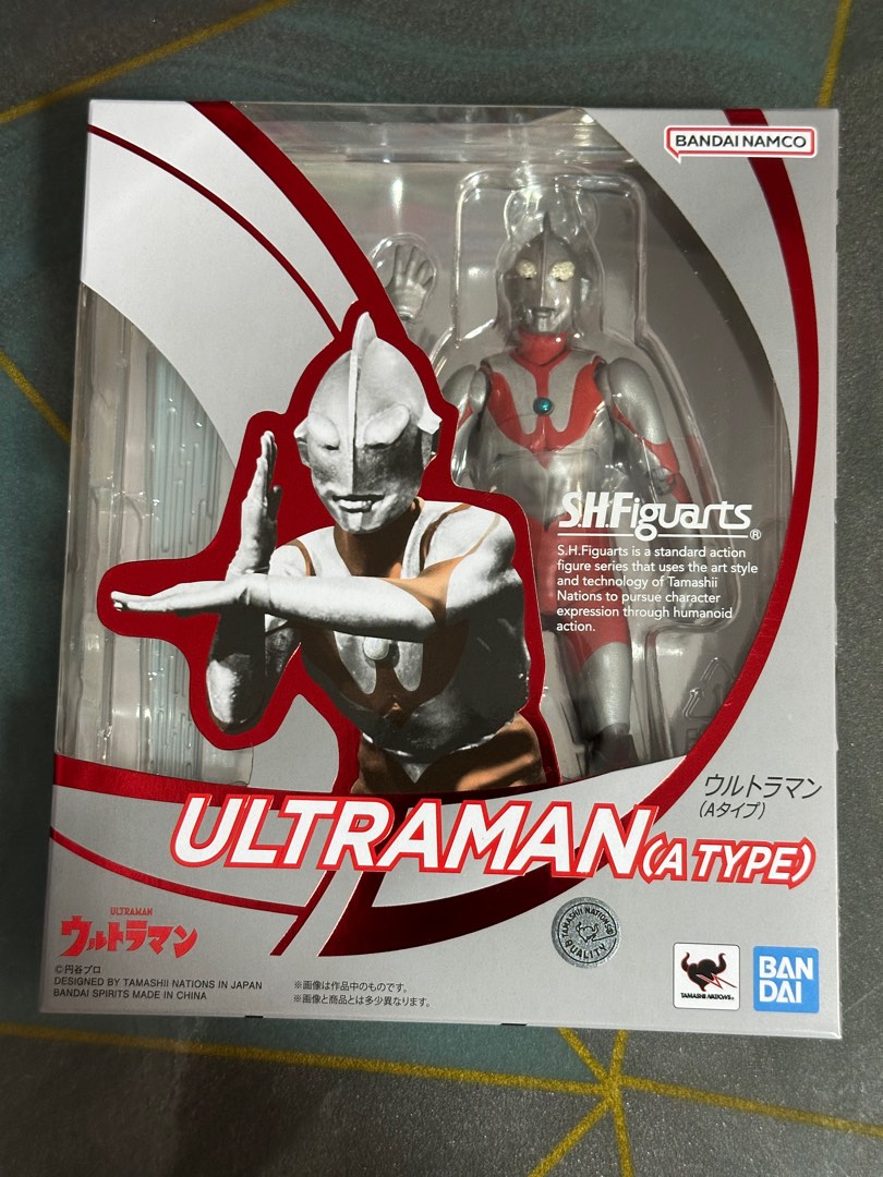 全新 現貨 SHF 超人 吉田 ULTRAMAN A TYPE REISSUE Bandai S.H.Figuarts, 興趣及遊戲, 玩具 ...
