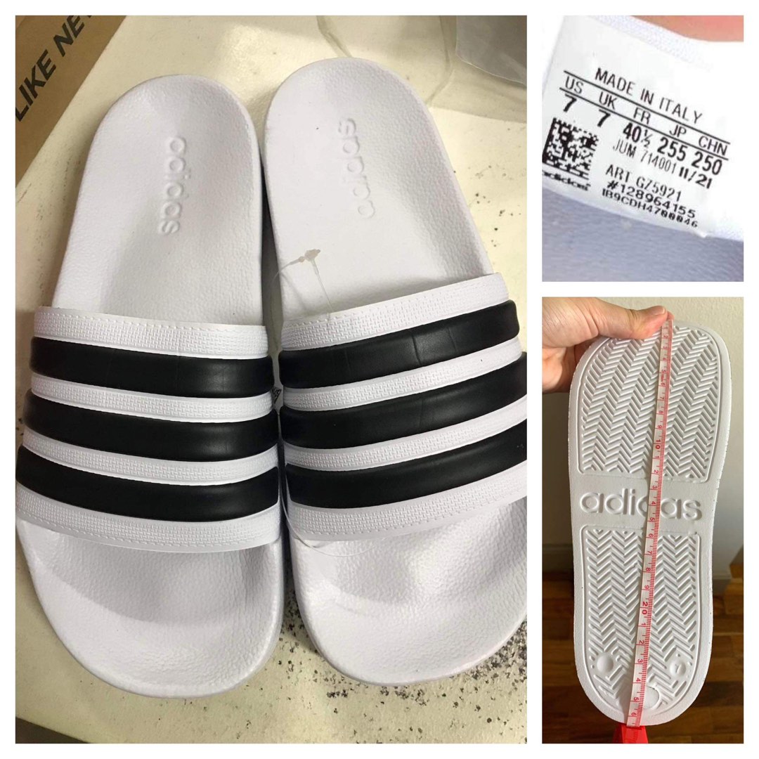 Adidas slides, Women's Fashion, Footwear, Slippers and slides on Carousell