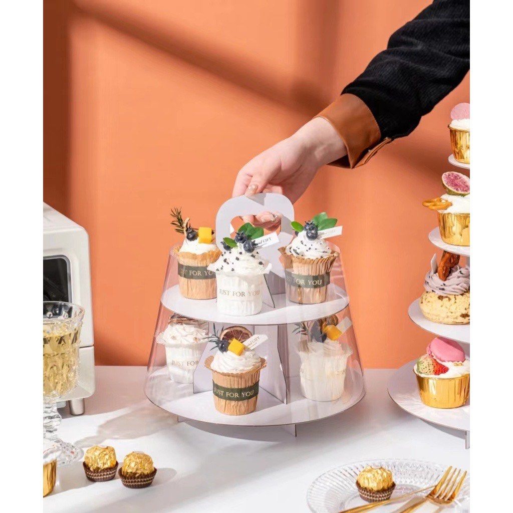Afternoon / High Tea Tiered Dessert Stand - Disposable, Hobbies & Toys ...