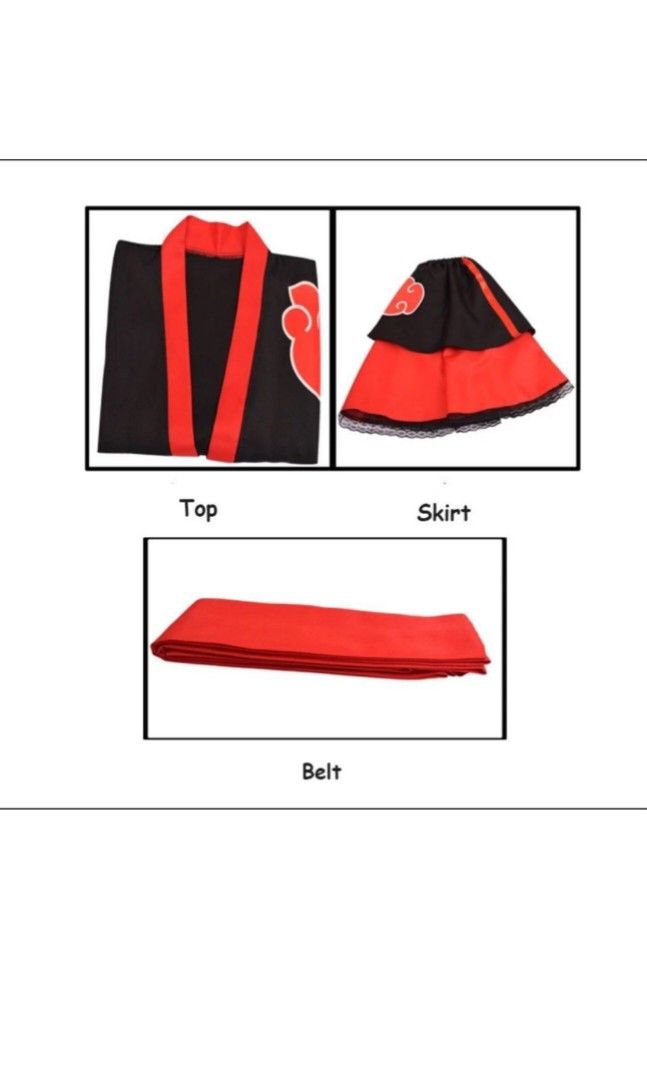 akatsuki kimono costume, Women's Fashion, Dresses & Sets, Dresses on ...