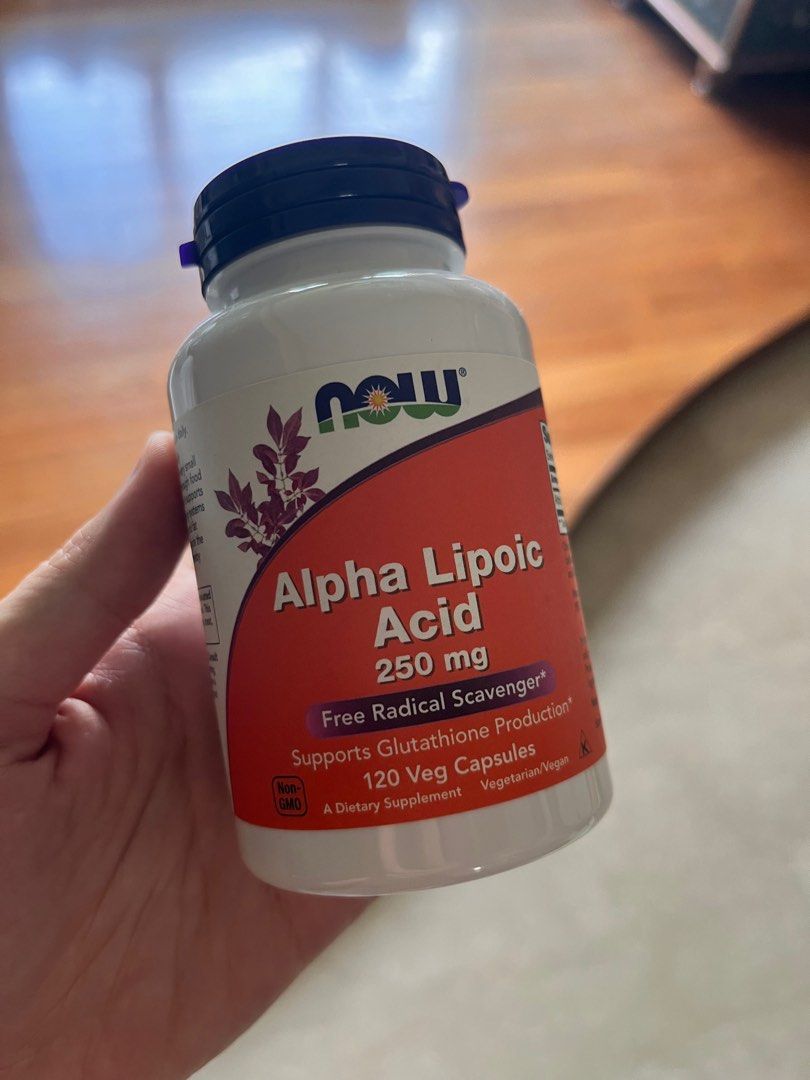 ALA Alpha Lipoic Acid 250mg 120 capsules, Health & Nutrition, Health ...