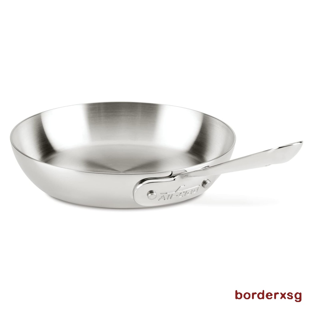 All-Clad D3 3-Ply Stainless Steel Fry Pan 7.5 Inch Induction Oven ...