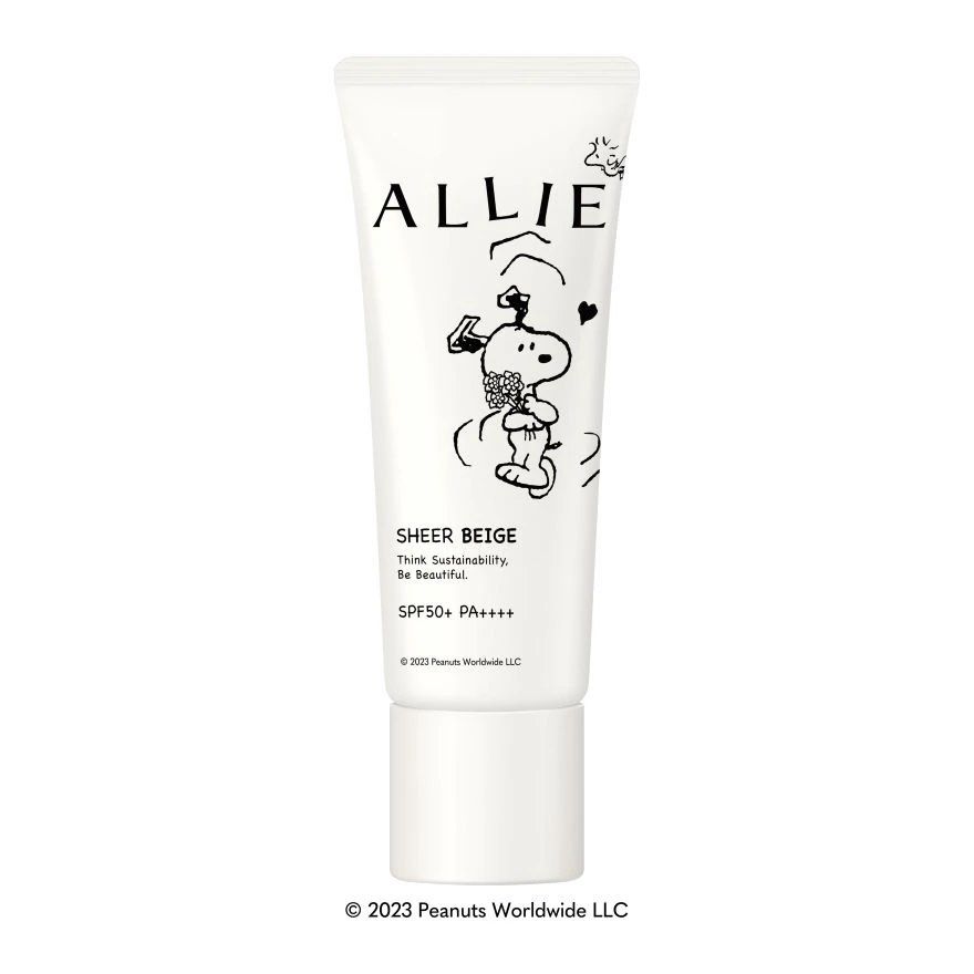 ALLIE Chrono Beauty Color Tuning UV 03 Sheer Beige Sunscreen Snoopy Limited Edition SPF50+ PA ...