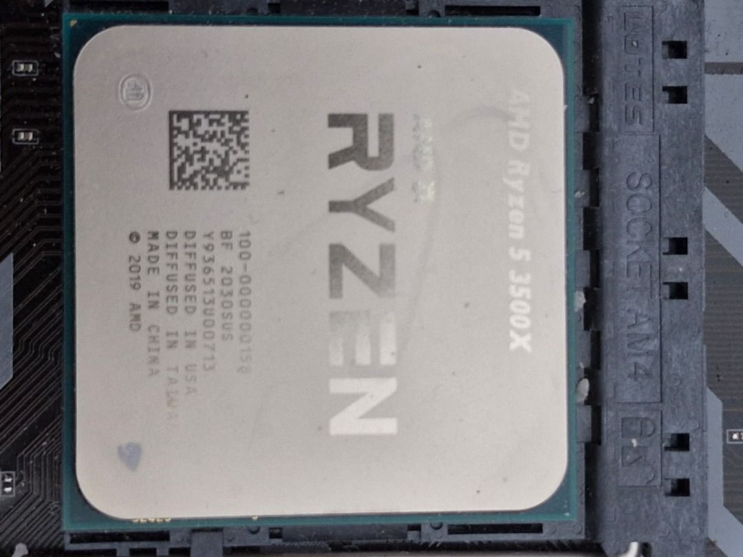 AMD Ryzen 5 3500x CPU, Gigabyte B450m ds3h wifi v2 motherboard and KLEVV BOLT X - 2x8GB DDR4 ...