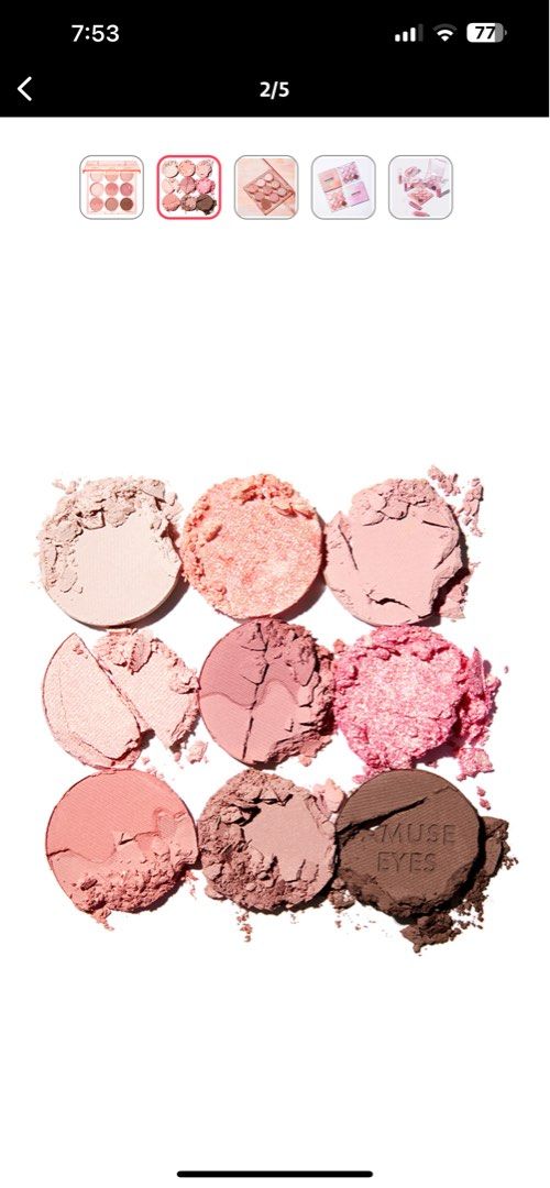 Amuse Eye Color Palette, Beauty & Personal Care, Face, Makeup on Carousell