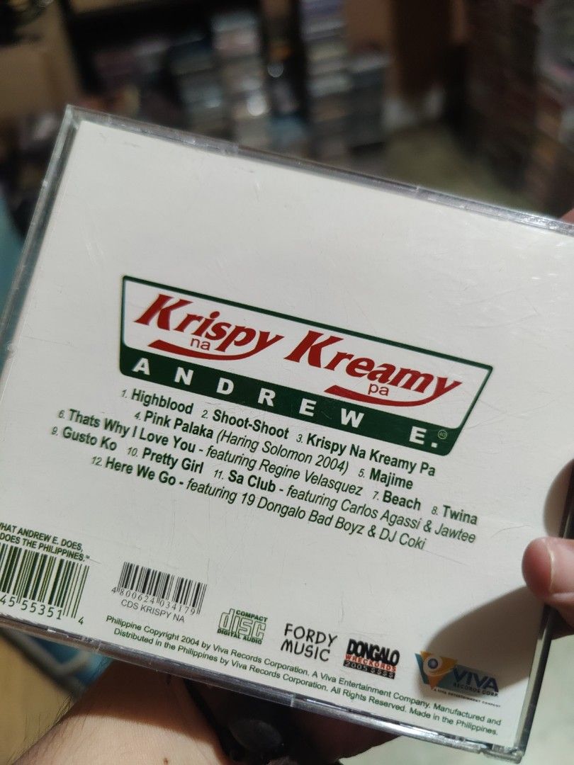 ANDREW E- KRISPY KREME CD, Hobbies & Toys, Music & Media, CDs & DVDs on Carousell