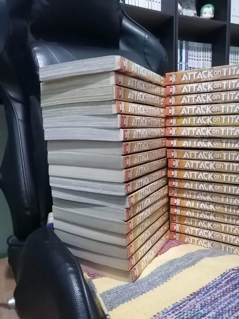 Attack On Titan Manga Set (Vol. 1-34), Hobbies & Toys, Books ...