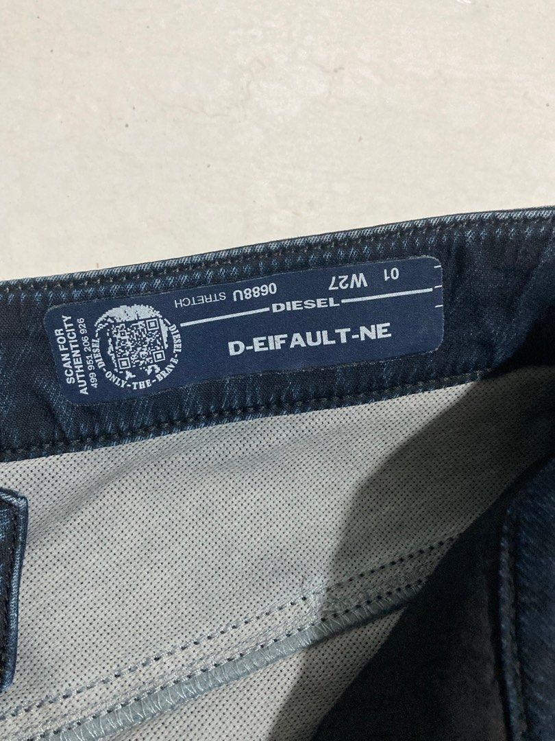 Authentic Diesel Wax D-EIF AULT-NE Highrise Crop Strechy Jeans for ...