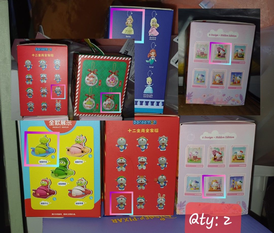 Authentic Figures Blind Box - Dumbo, Pluto, Goofy, Stitch, Scrooge ...