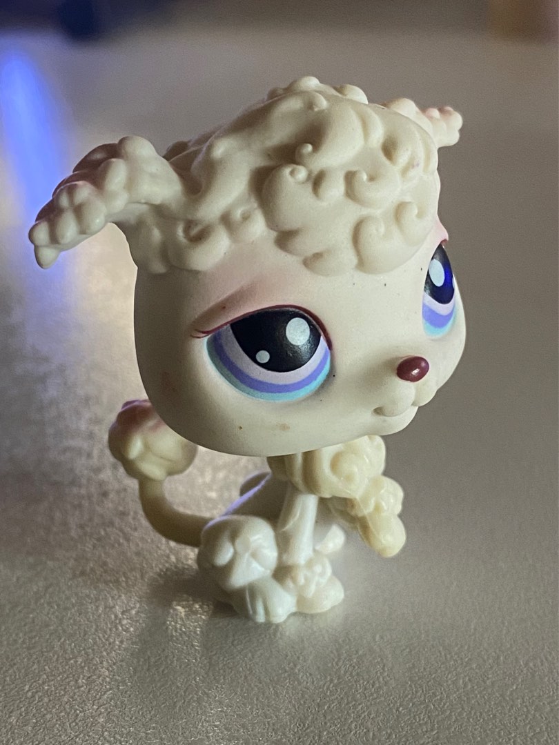 Authentic Littlest Pet Shop White Poodle #101, Hobbies & Toys, Toys ...