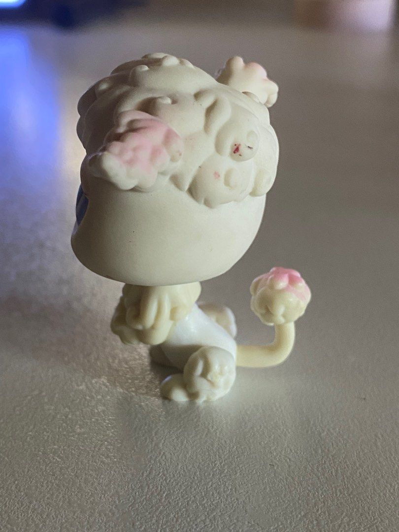 Authentic LPS Littlest Pet Shop White Poodle #101, Hobbies & Toys, Toys ...