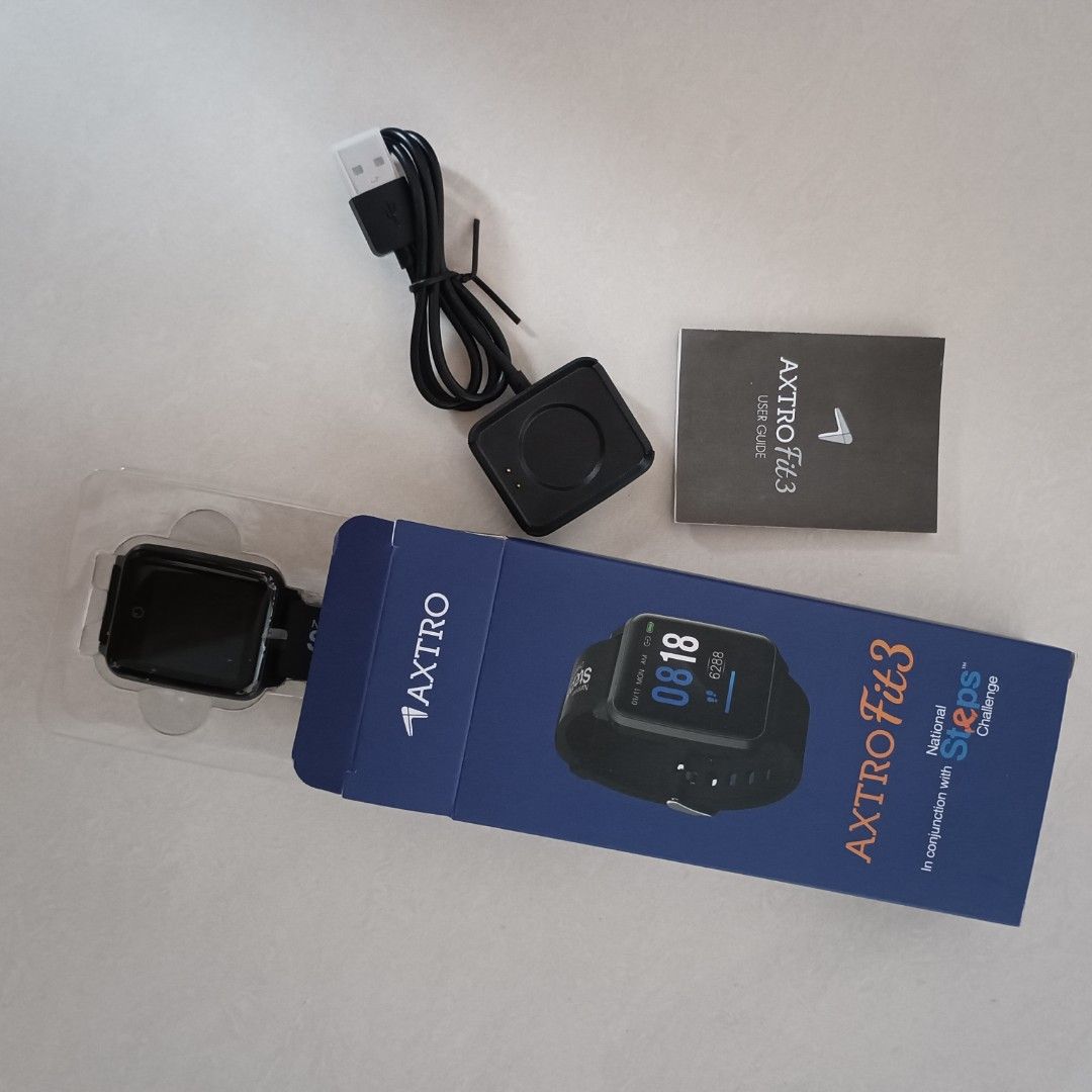 AXTRO Fit 3 Fitness Tracker (NSC6 Edition), Health & Nutrition, Health ...