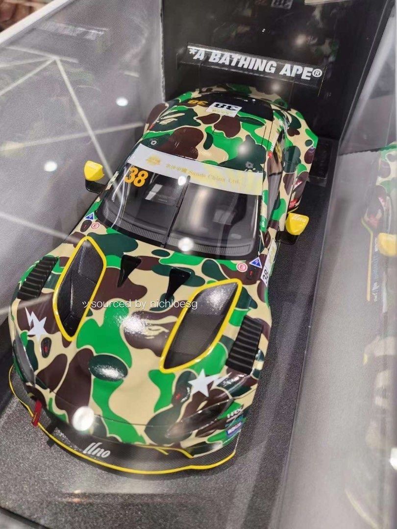 BAPE X ASTON MARTIN GT3 1/18 MODEL CAR, Hobbies & Toys, Toys & Games on ...