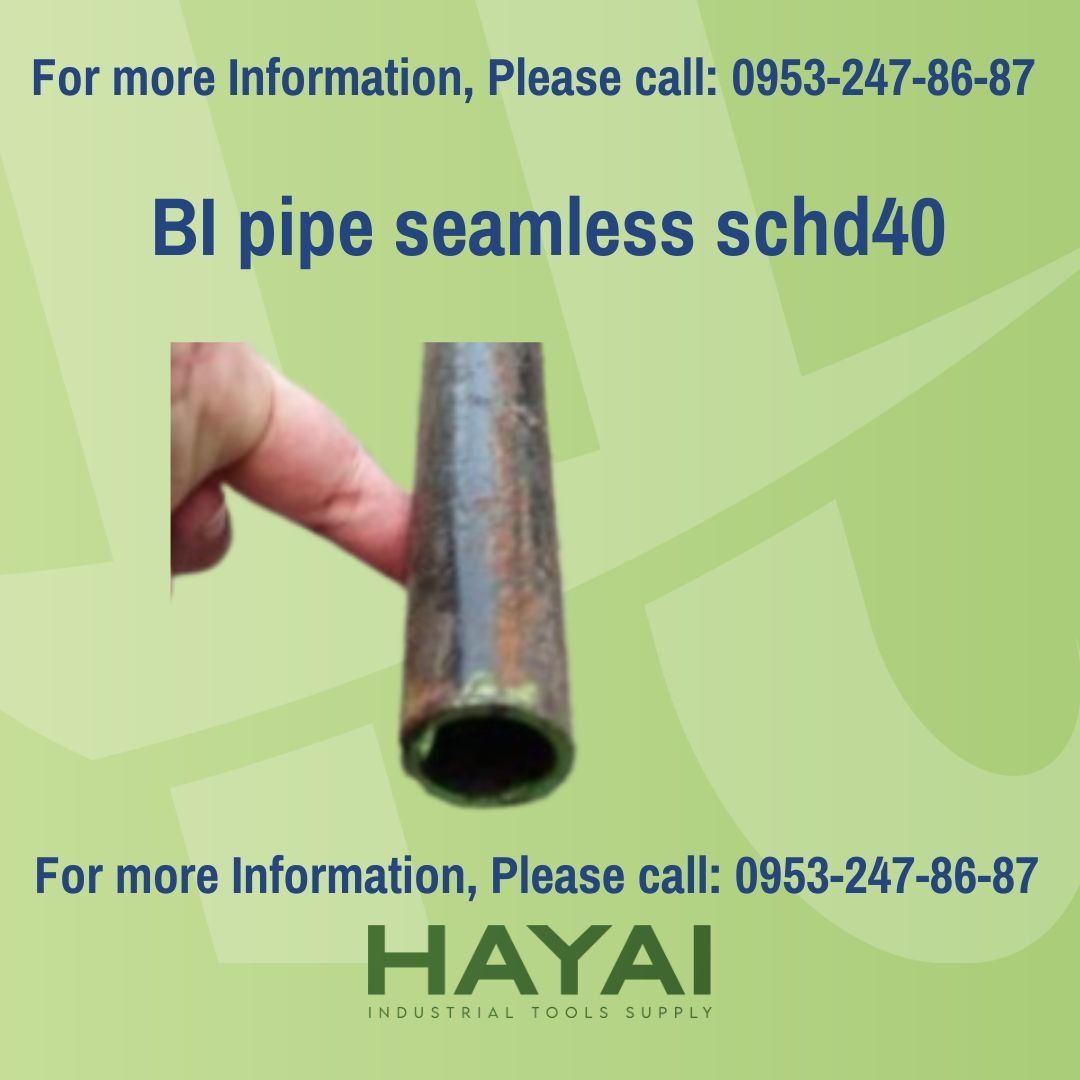 BI pipe seamless schd40, Commercial & Industrial, Construction Tools ...