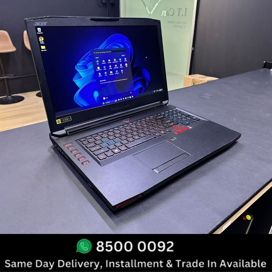 Big Screen Fast Speed Acer Predator Gaming i7 High Specs Laptop + 16GB ...