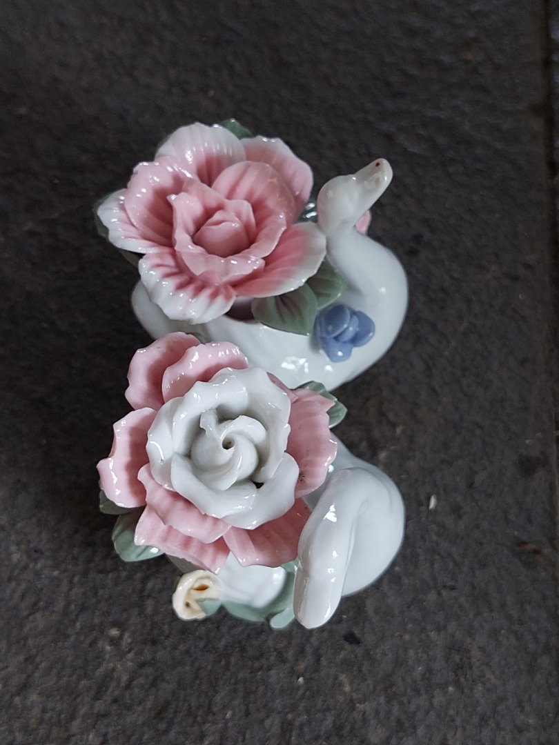 boneka pop angsa mandarin keramik model capodimonte PATAH HALUS ...