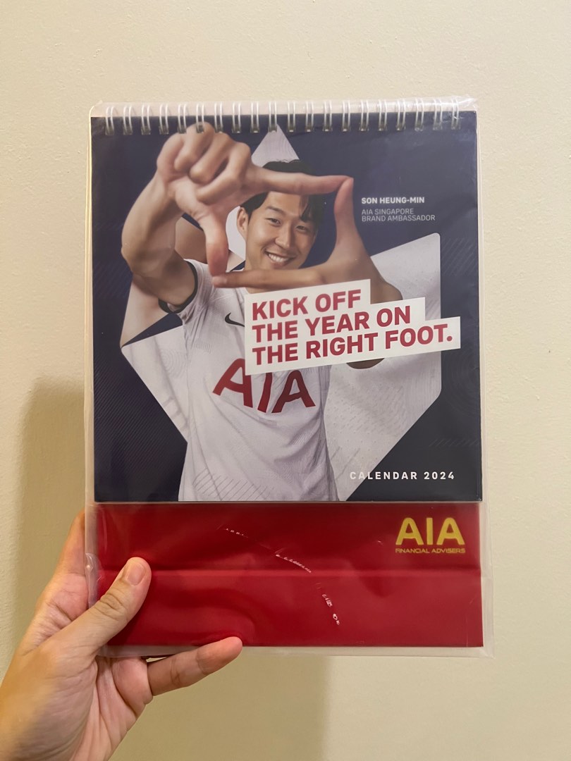Brand new AIA 2024 desktop calendar, Everything Else on Carousell