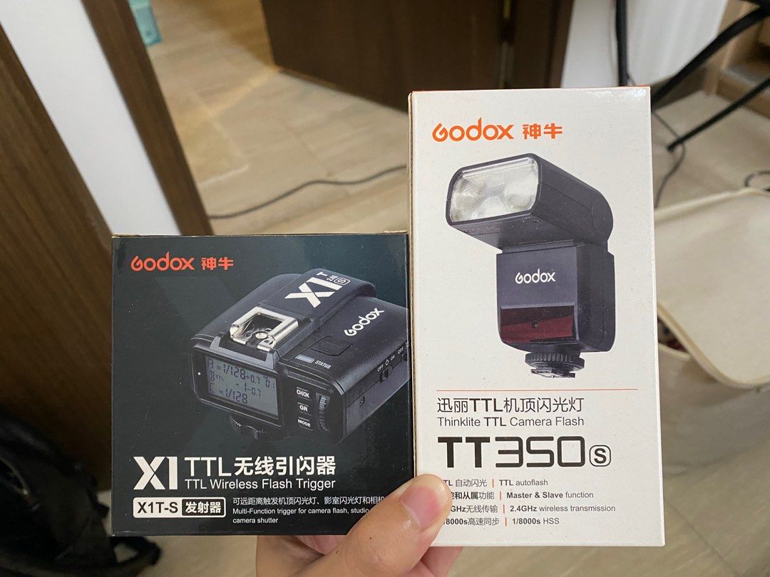 Brand NEW Godox Flash and Trigger, Photography, Photography Accessories ...