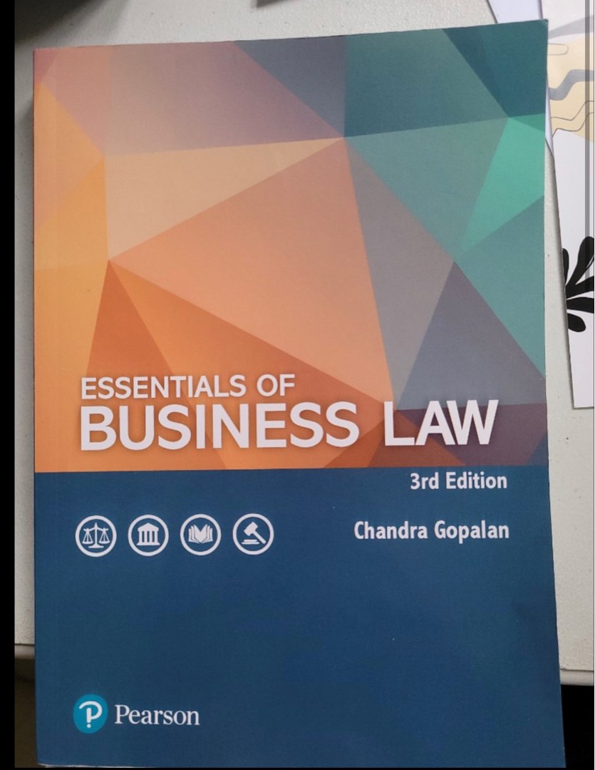 Business law chandra gopalan, Hobbies & Toys, Books & Magazines ...