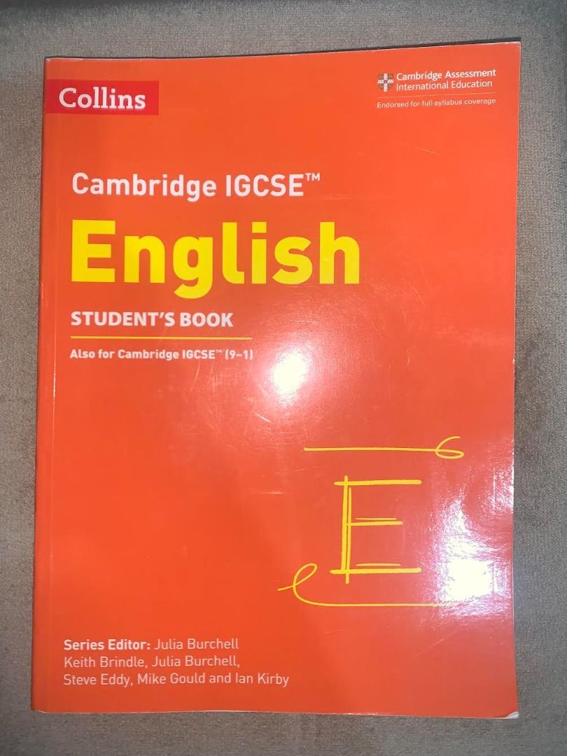 Cambridge IGCSE English Student’s Book (Collins Cambridge IGCSE ... Cambridge IGCSE English Student’s Book (Collins Cambridge IGCSE ...