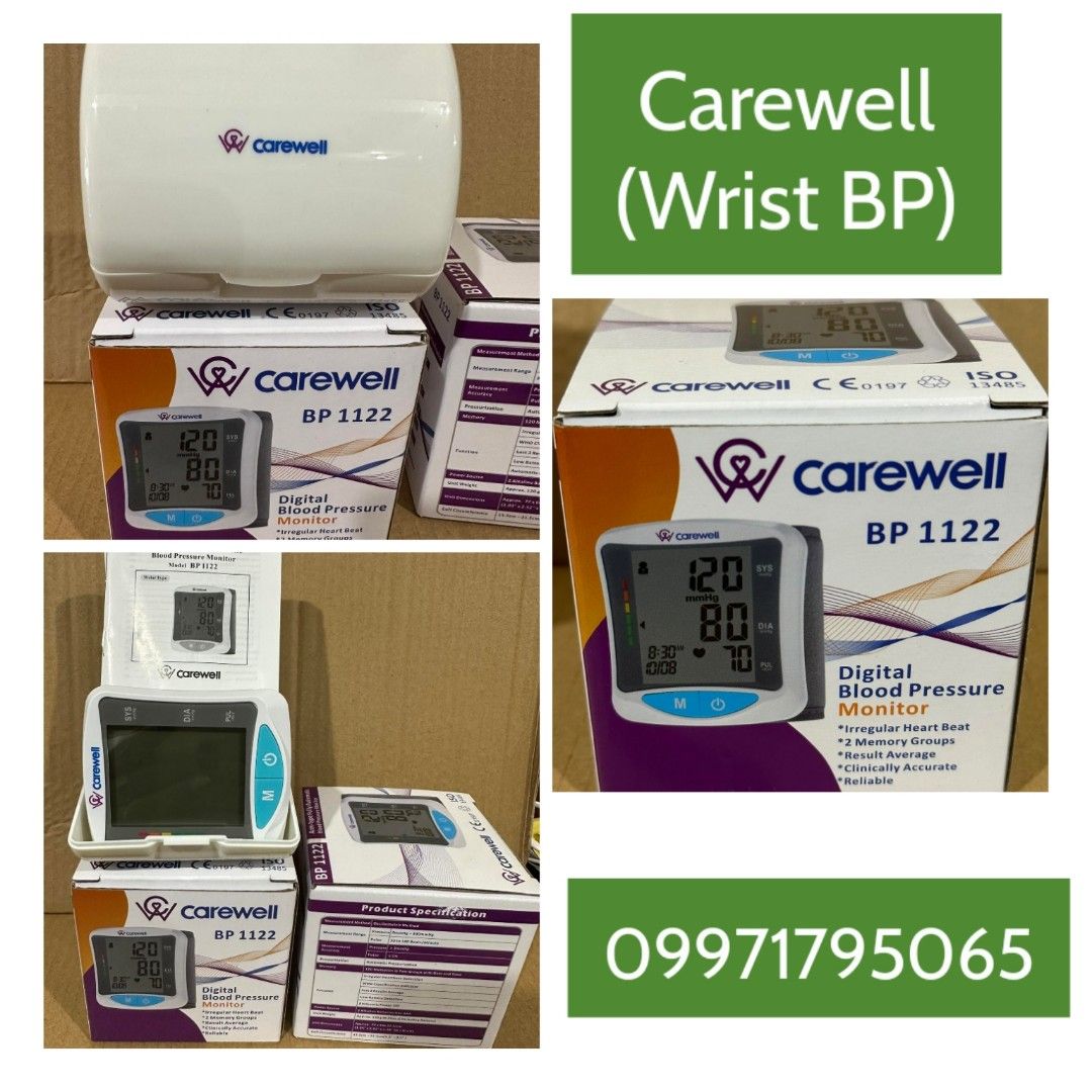 Carewell (Wrist#Bp), Health & Nutrition, Medical Supplies & Tools on ...