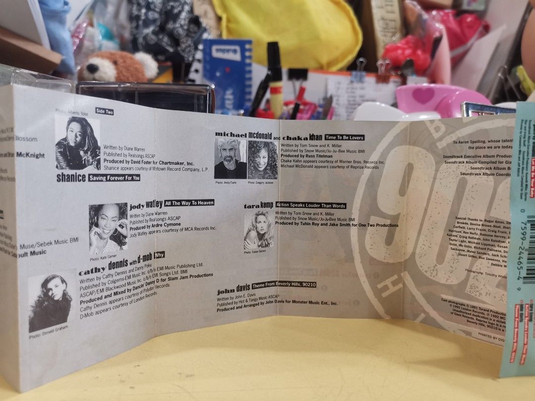 (Cassette) Beverly Hills 90210 The Soundtrack, Hobbies & Toys, Music & Media, CDs & DVDs on ...