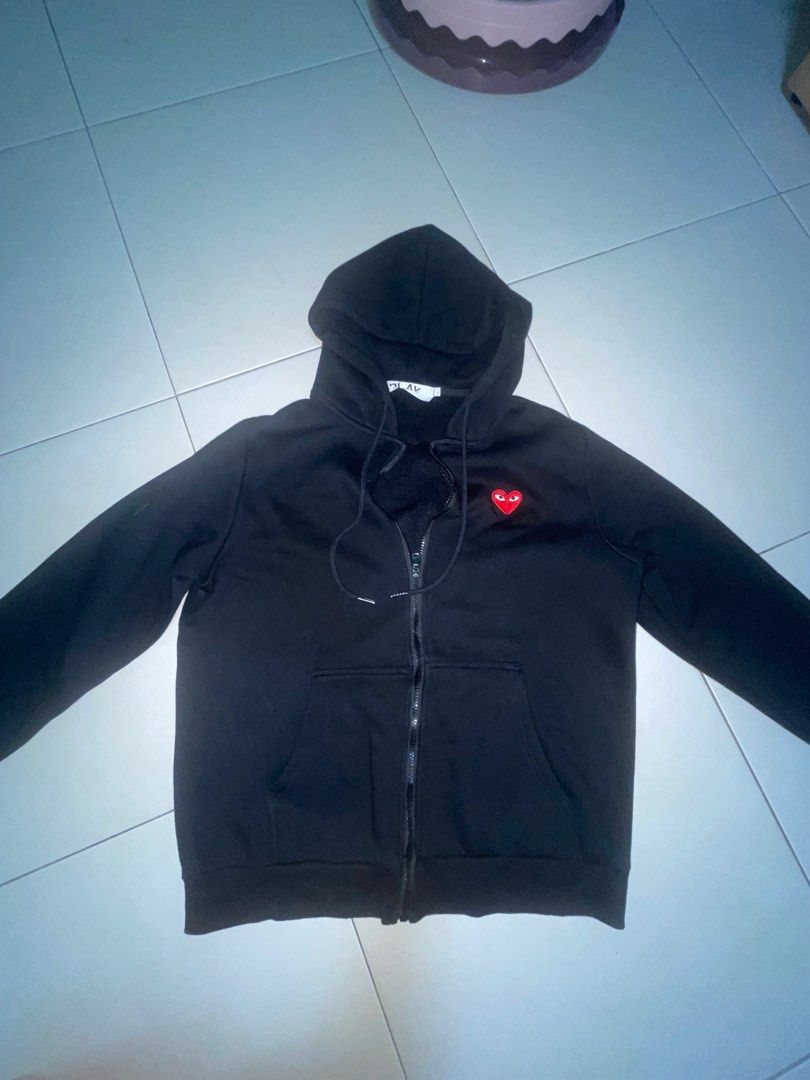 CDG hoodie jacket, Men's Fashion, Coats, Jackets and Outerwear on Carousell