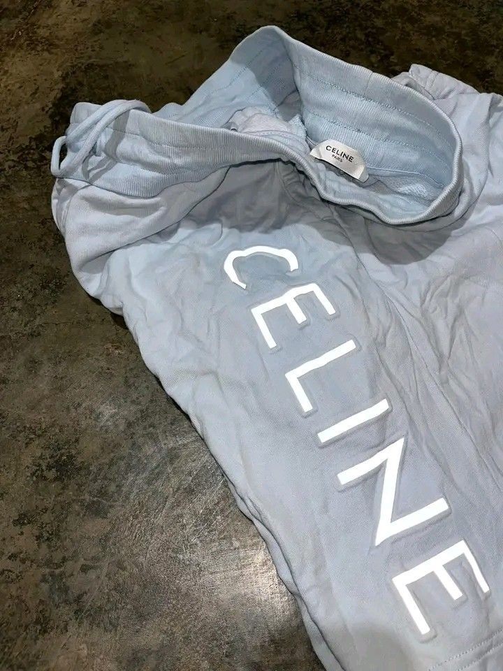Celine Reflectorized Script Shorts, Men's Fashion, Bottoms, Shorts on ...