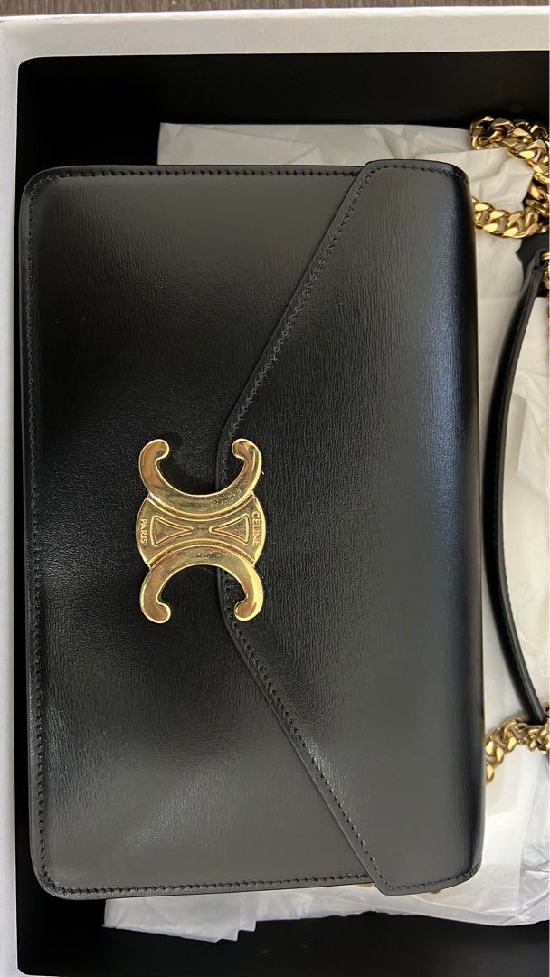 Celine WOC Triomphe, 名牌, 手袋及銀包 - Carousell