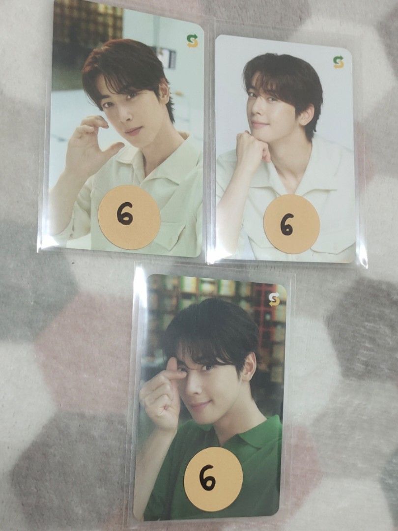 Cha Eun Woo Subway Official Photocard, Hobbies & Toys, Collectibles ...