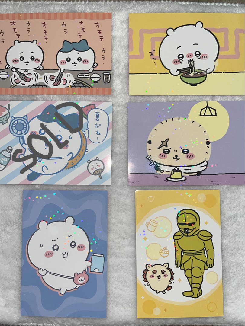Chiikawa cards, Hobbies & Toys, Memorabilia & Collectibles, J-pop on ...