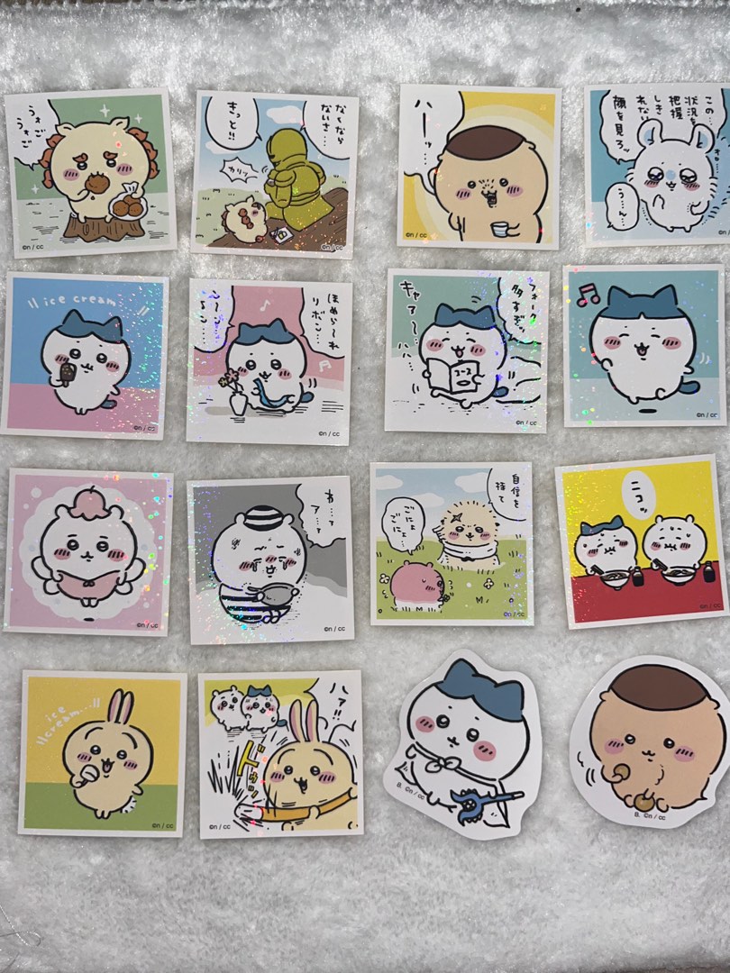 Chiikawa Stickers, Hobbies & Toys, Memorabilia & Collectibles, J-pop on ...