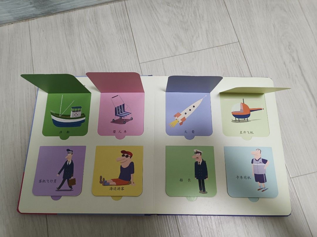 Chinese flip flap book, Hobbies & Toys, Books & Magazines, Children's ...