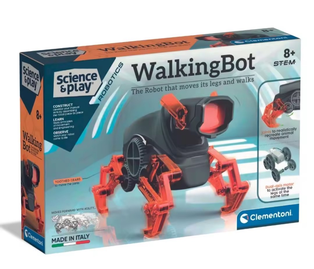 Clementoni Walking Bot, Hobbies & Toys, Toys & Games on Carousell