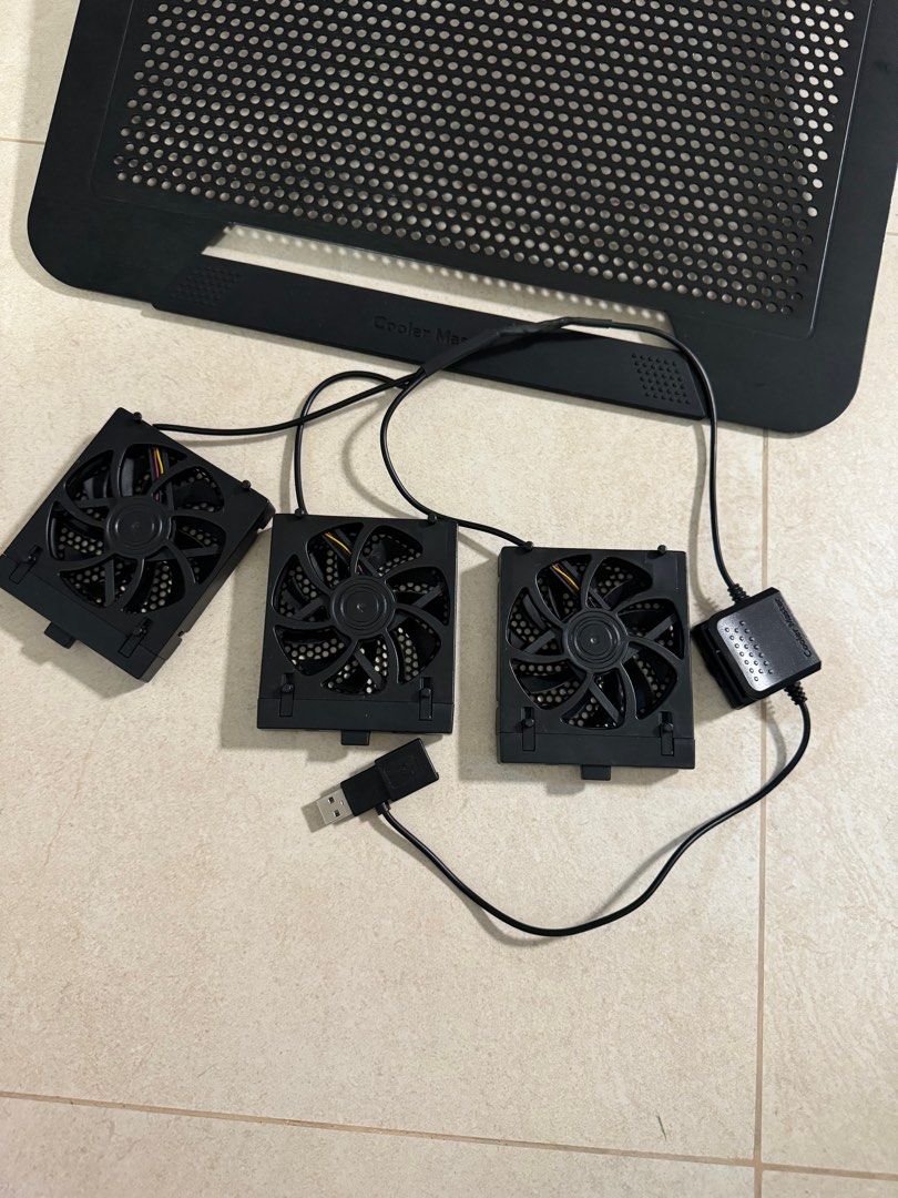 Cooler Master Notepad U3 Plus Fan Slim Notebook Cooler, Computers ...