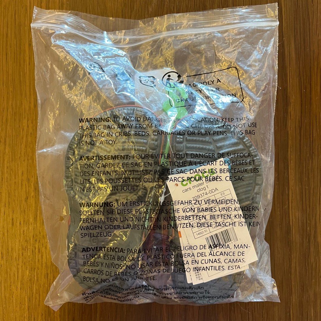 Crocs x Disney Pixar (Cars) Mater (C7 and C8), Babies & Kids, Babies ...