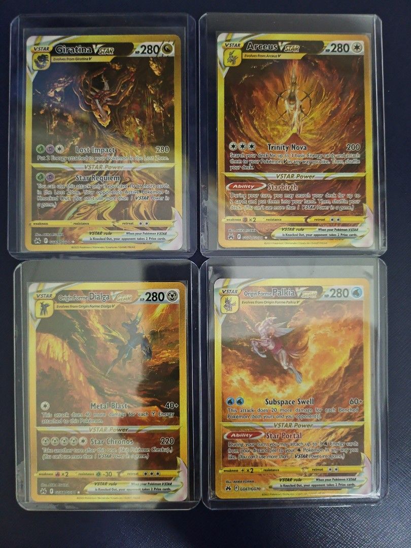 CROWN ZENITH 4 GOLD CARDS, Hobbies & Toys, Toys & Games on Carousell