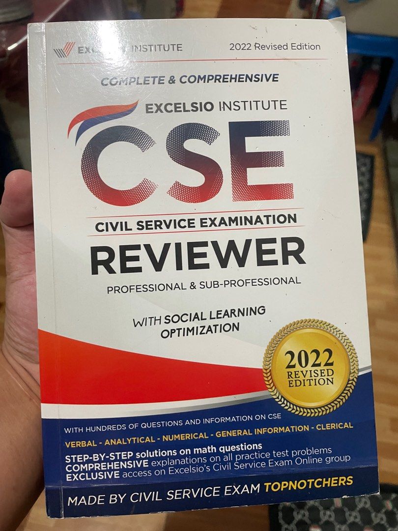 CSE Reviewer Book, Hobbies & Toys, Books & Magazines, Assessment Books ...
