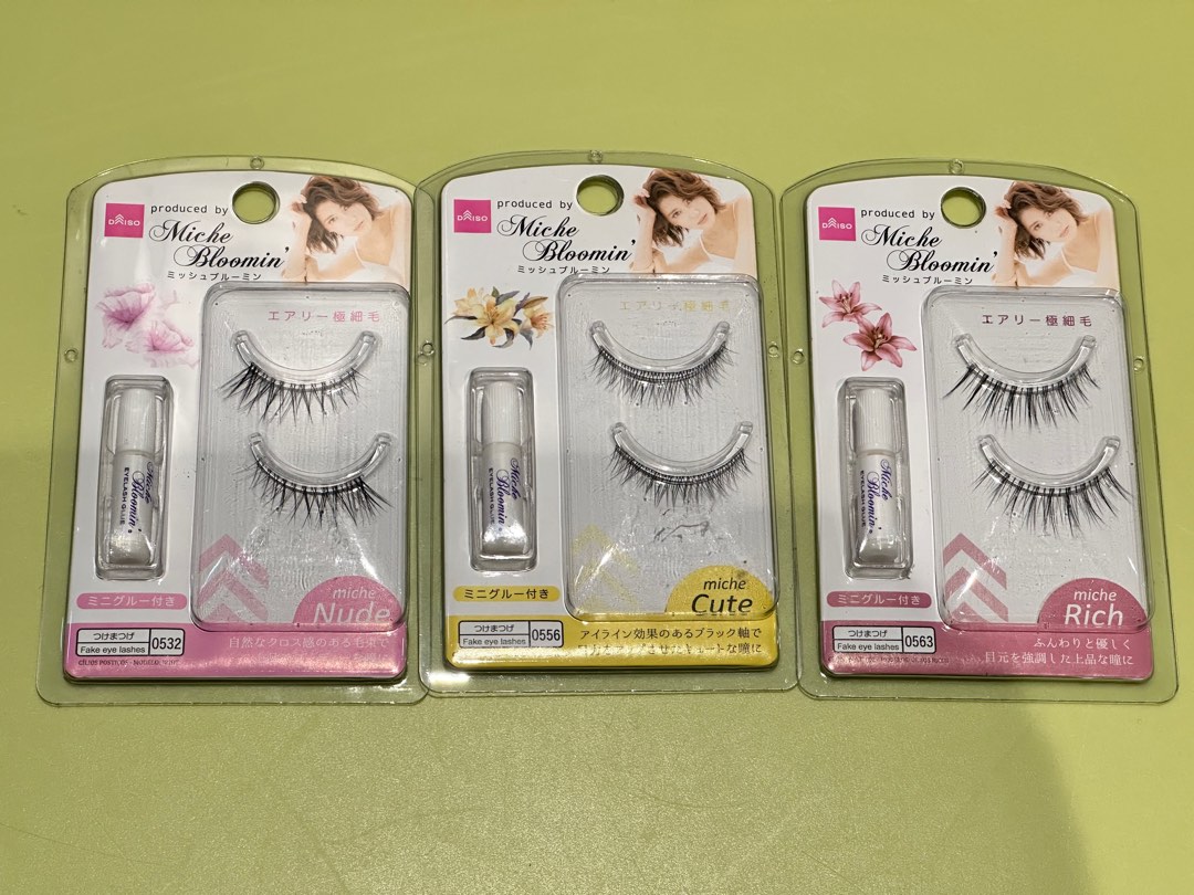 Daiso eye lashes, Beauty & Personal Care, Vision Care on Carousell