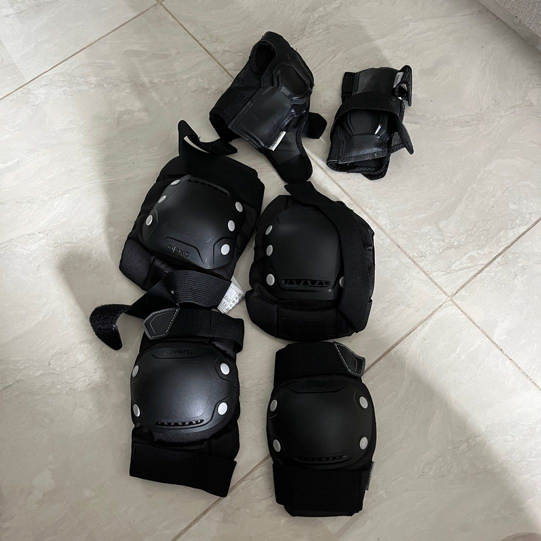 Decathalon oxelo roller blades and guards, Sports Equipment, Sports ...