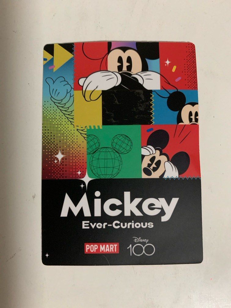Disney100 Mickey Ever-Curious popmart, Hobbies & Toys, Memorabilia ...