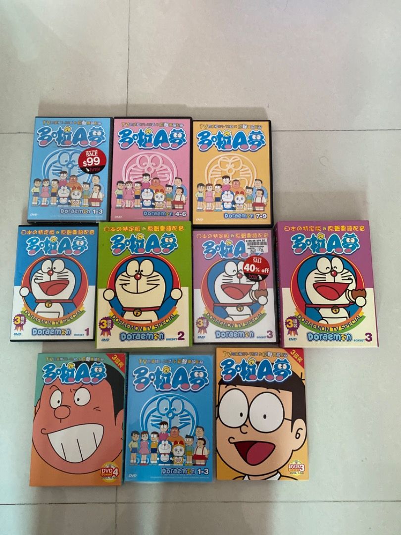 Doraemon DVD, 興趣及遊戲, 音樂、樂器 & 配件, 音樂與媒體 - CD 及 DVD - Carousell