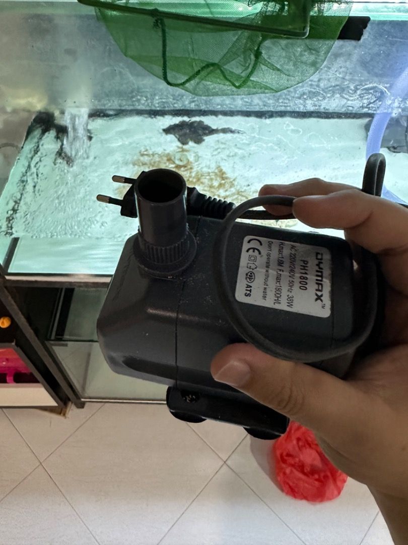 DyMax Aquarium Pump (1800L/H), Pet Supplies, Homes & Other Pet Accessories on Carousell