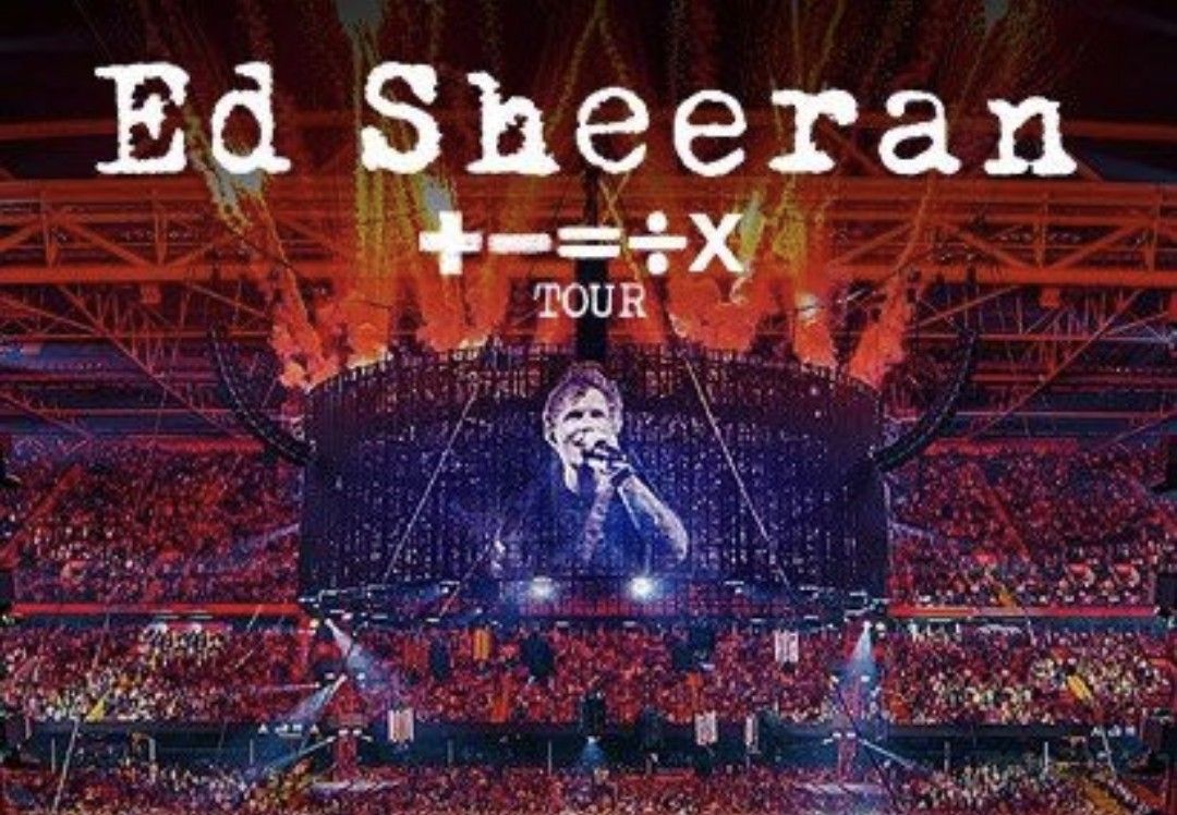 Ed Sheeran Concert Tickets, Tickets & Vouchers, Event Tickets on Carousell