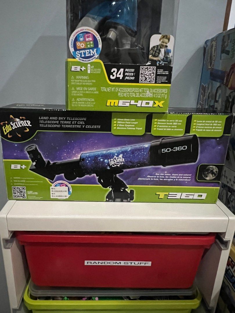 Eduscience Microscope And Telescope Set Hobbies And Toys Toys And Games On Carousell