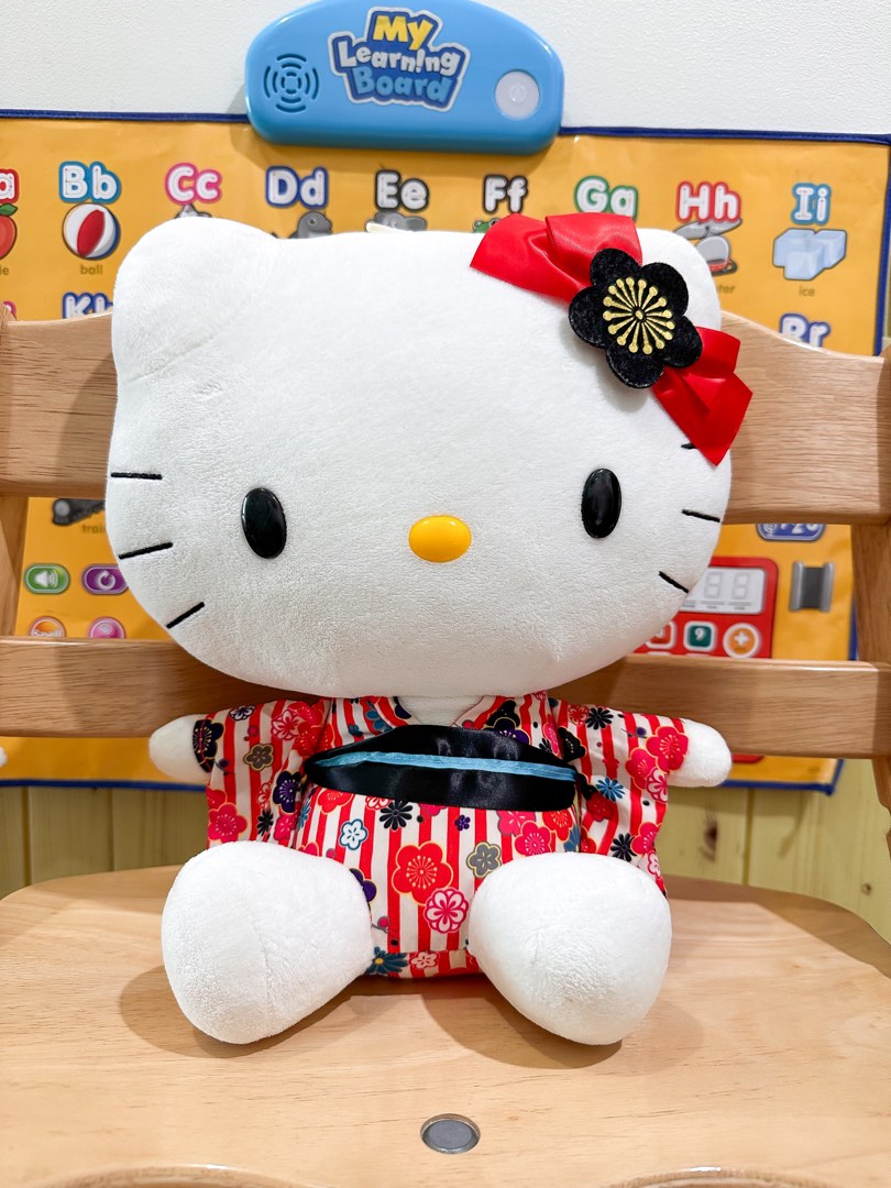 Hello Kitty 2016 Eikoh - Big Hello Kitty Plush In Red Kimono, Hobbies ...