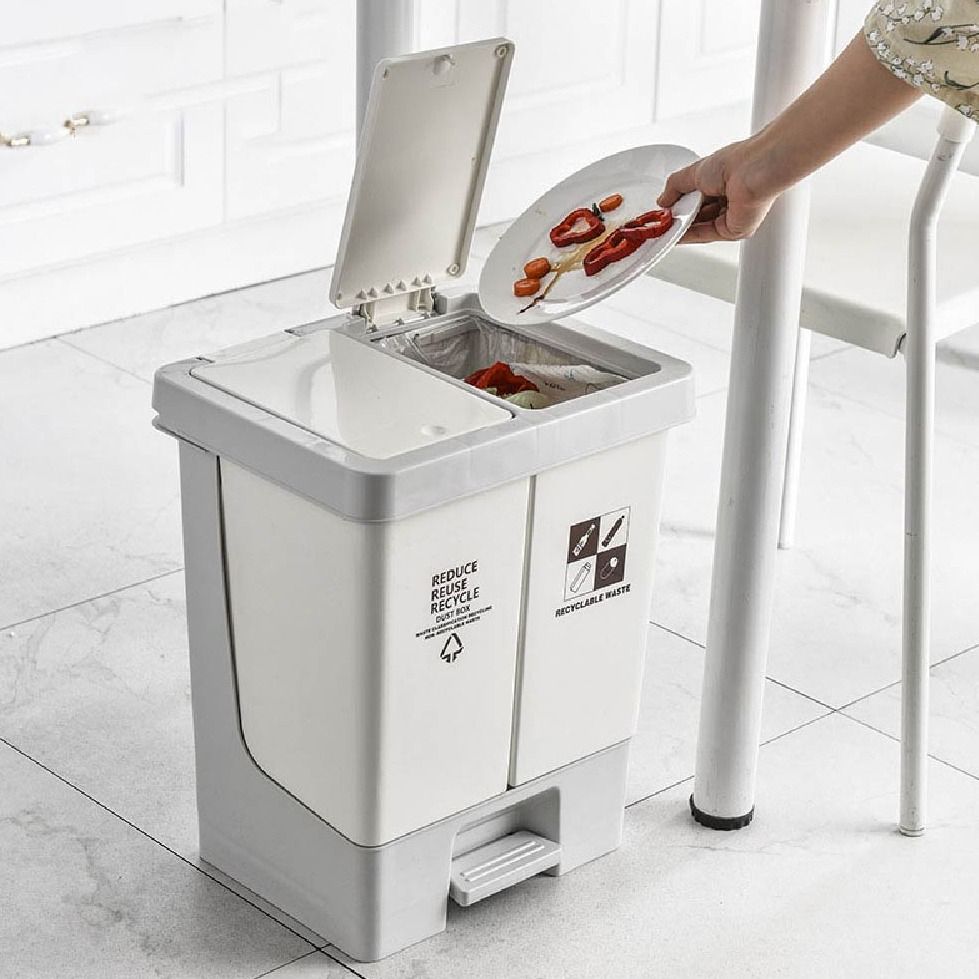 ELIOTT Dual Compartment Dustbin - Rubbish Bin / Trash Bin / Waste Bin ...