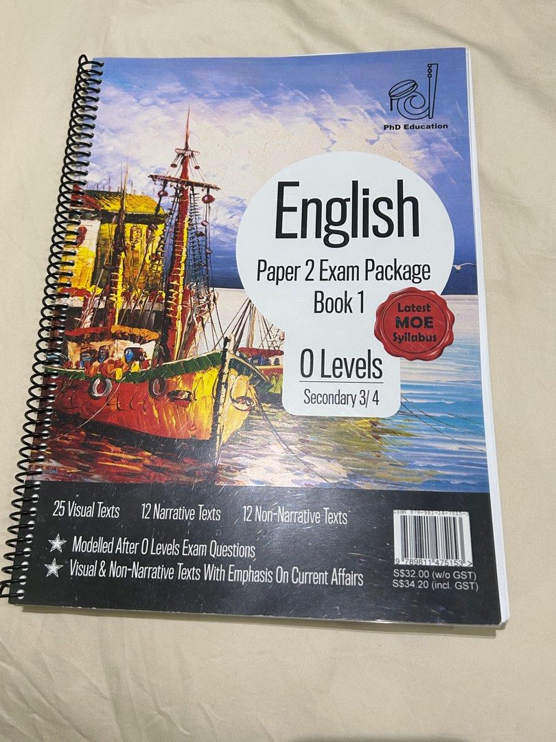 English O level paper 2 Exam Package book 1, Hobbies & Toys, Books ...